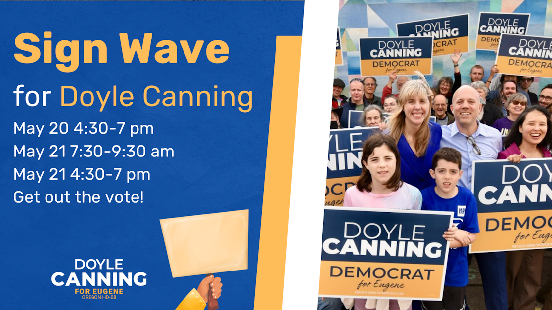 Sign Wave for Doyle Canning! · Mobilize